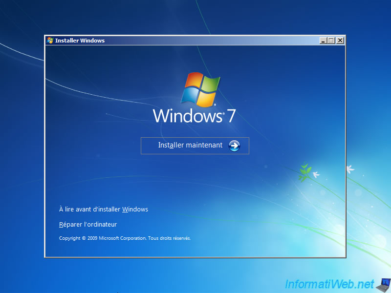 Format your computer, reinstall Windows 7 and update it - Windows - Tutorials - InformatiWeb